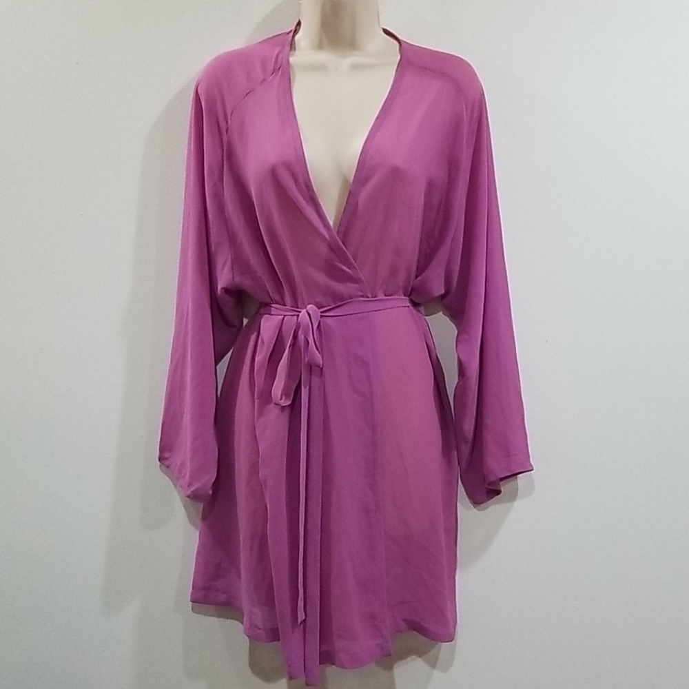Victoria's Secret Lavender Purple Shear Robe - Gem